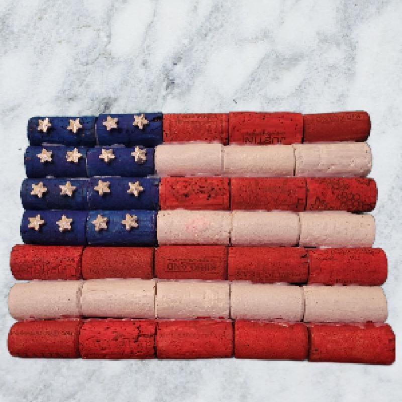 Cork American Flag - Etsy