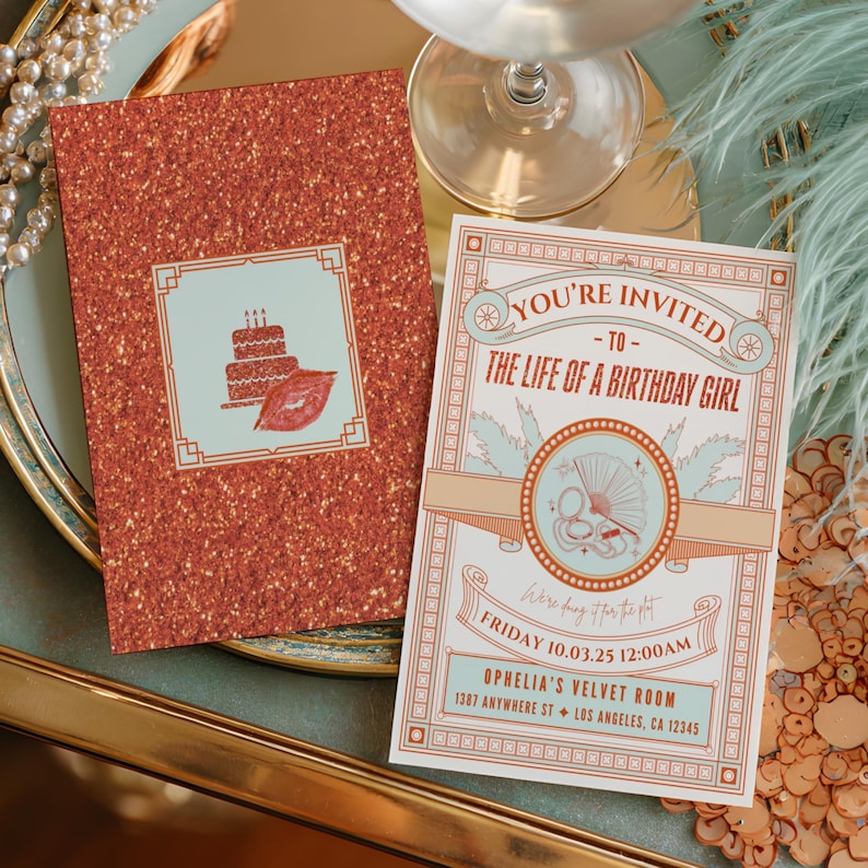 THE LIFE OF A ___ Editable Party Invitation Template Canva Design, 5x7 ...