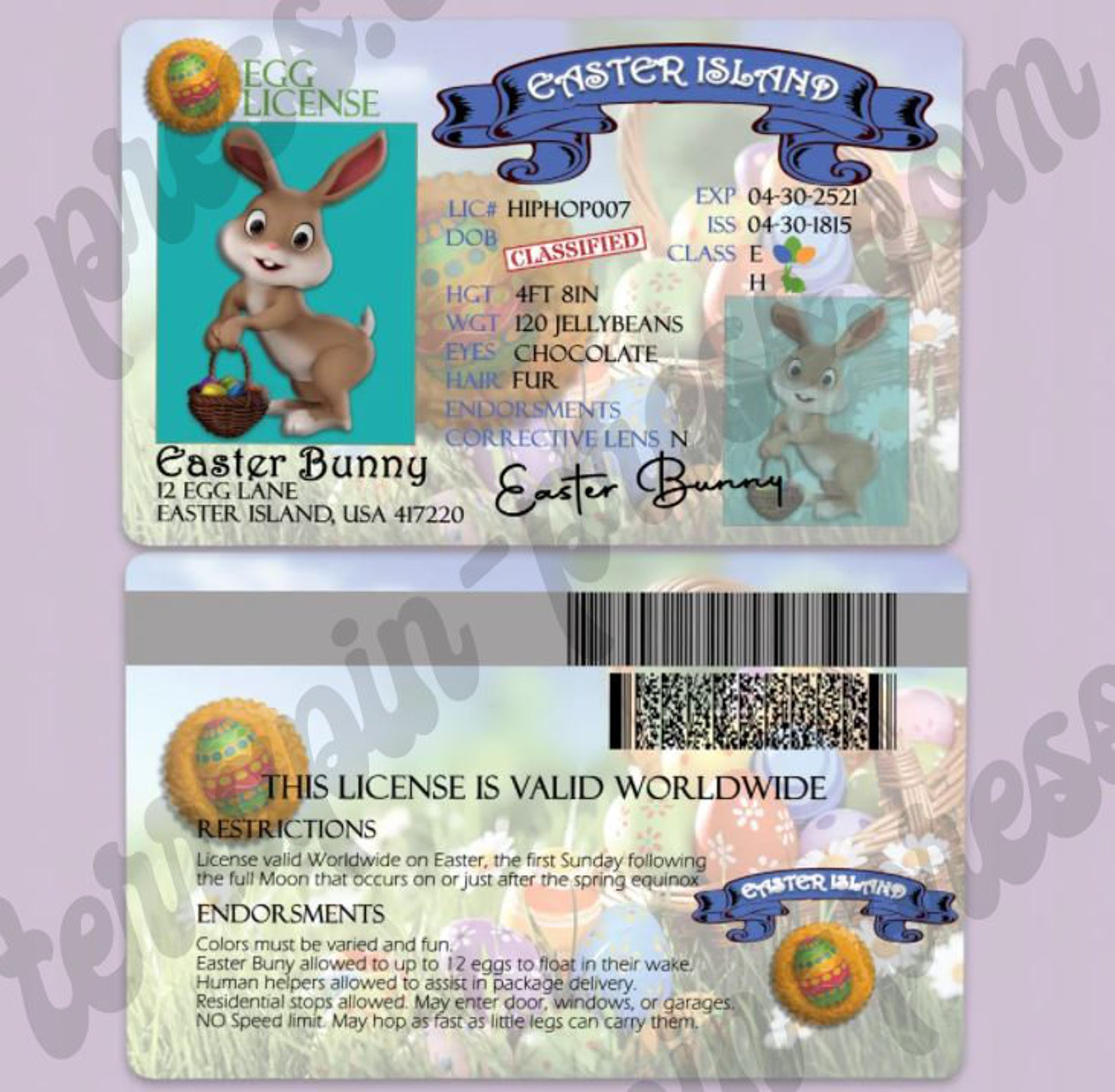 PNG Easter Bunny Egg Hunt License Basket Stuffer Decoration Sublimation ...