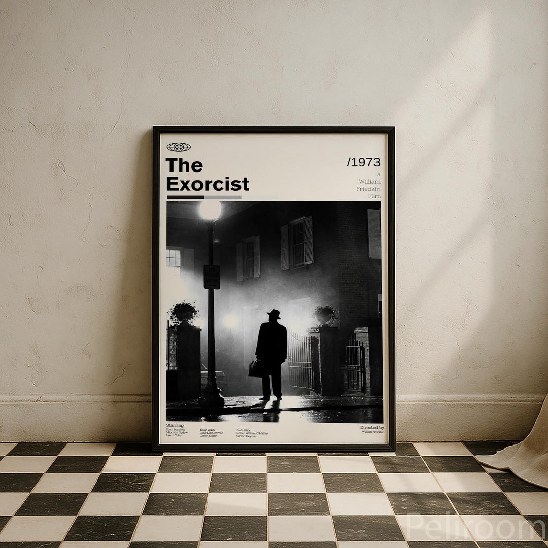 The Exorcist 1973 Vintage Movie Poster | Classic Horror Film | Retro ...
