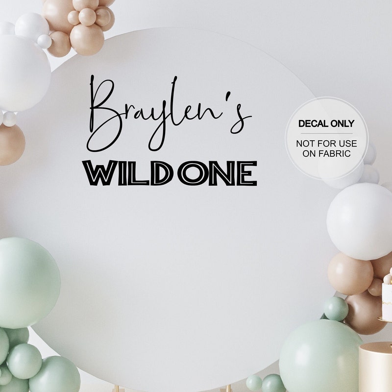 Wild One Backdrop - Etsy
