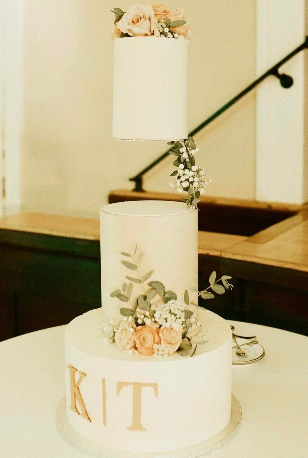 Acrylic Cake Charm, Flat Lay Cake Topper, Monogram Cake Topper Wedding ...