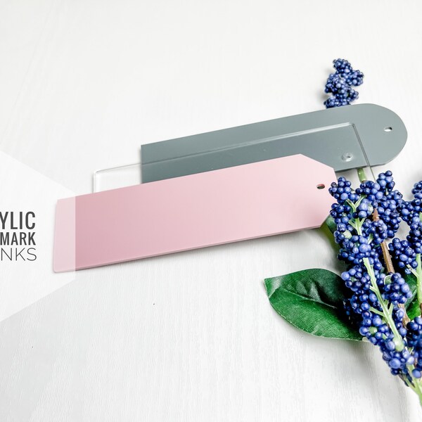 Acrylic Bookmark Blanks - Etsy