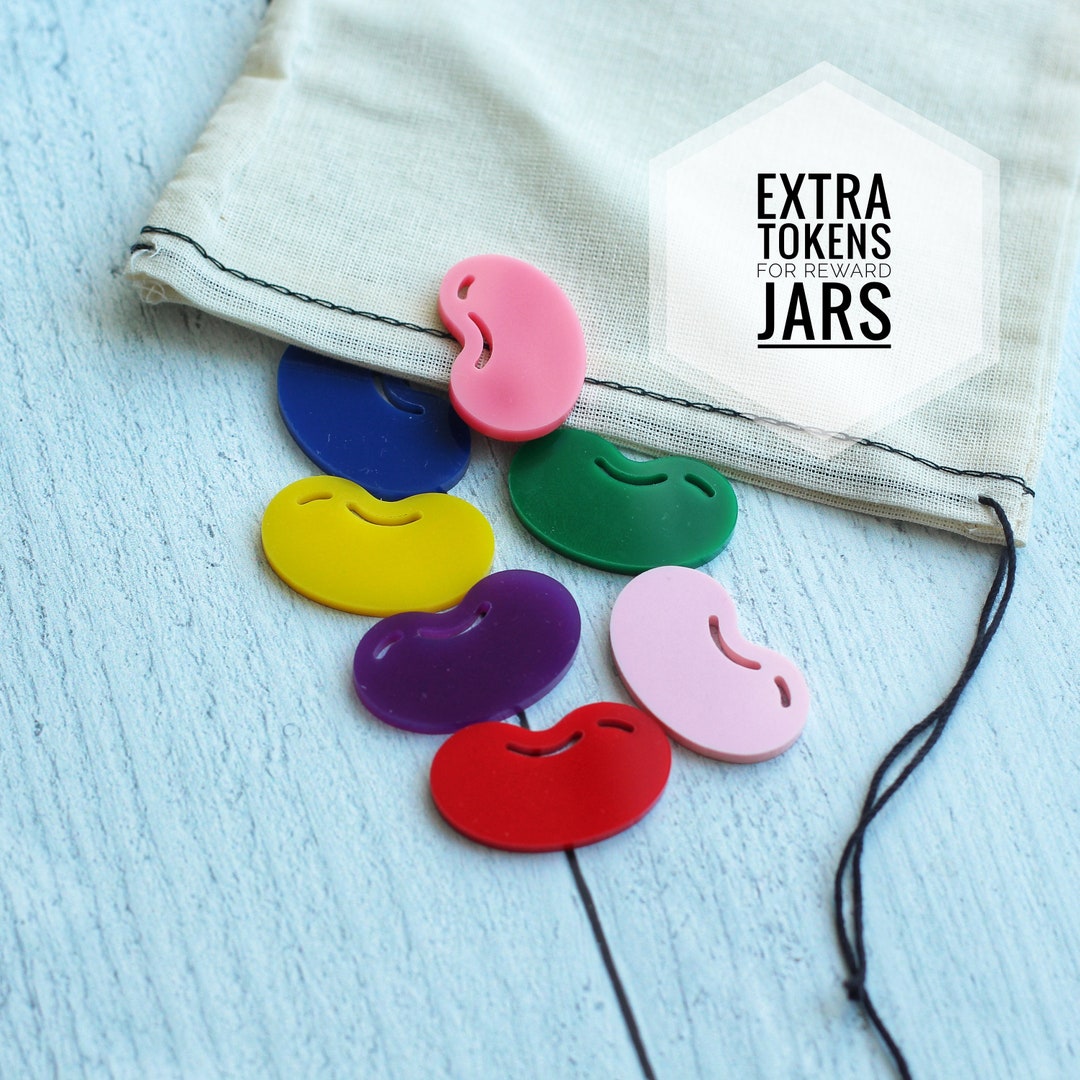 Extra Tokens for Reward Jar Lightning Jellybean Reward System - Etsy