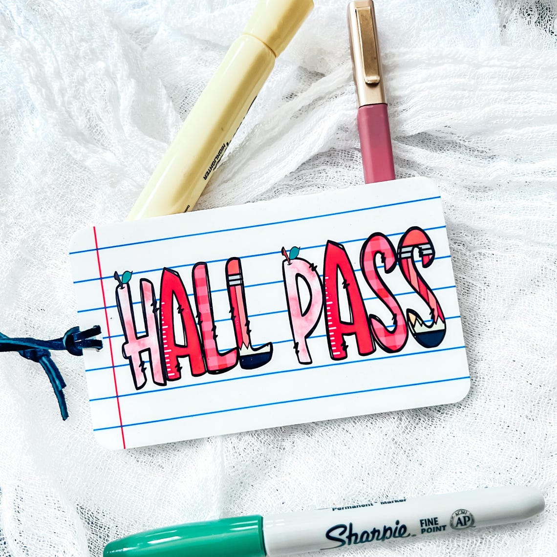 Classroom Hall Pass, Crayon Classroom Decor, Spotty Brights, Teacher ...