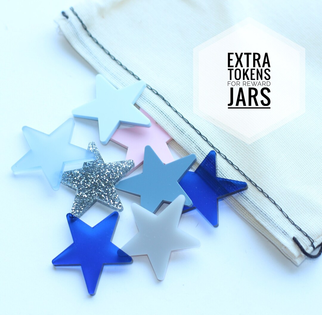 Star Jar Token, Reward Jar Tokens Extra, Stars for Reward Jar, Extra ...