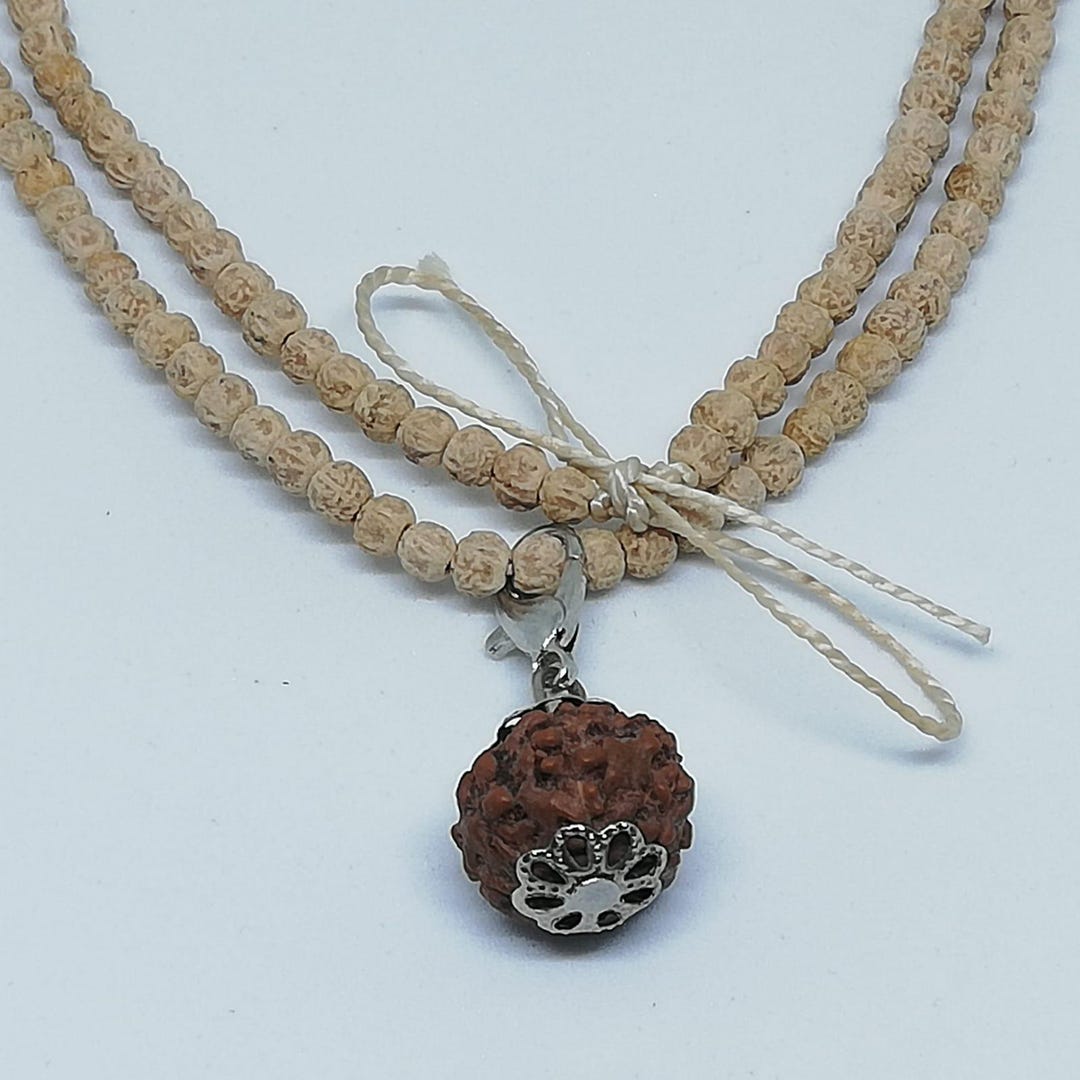Natural Jenitri ( Rudraksha ) Necklace 9 Mukhi Pendant - Etsy