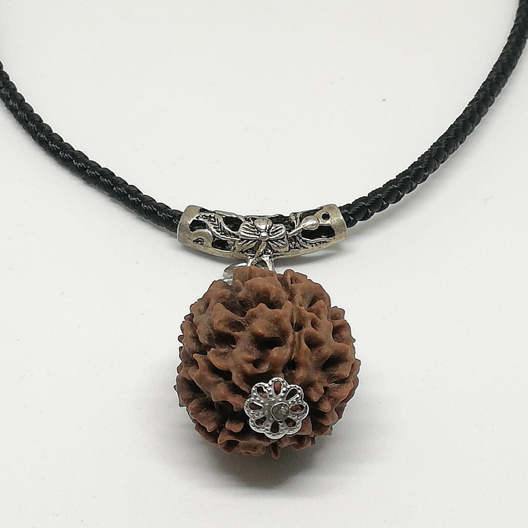 Jenitri Rudraksha Necklace - 6 Mukhi Pendant - Etsy