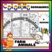 Owl Coloring Bookmarks: Printable Activity Set (PDF Download) - Etsy