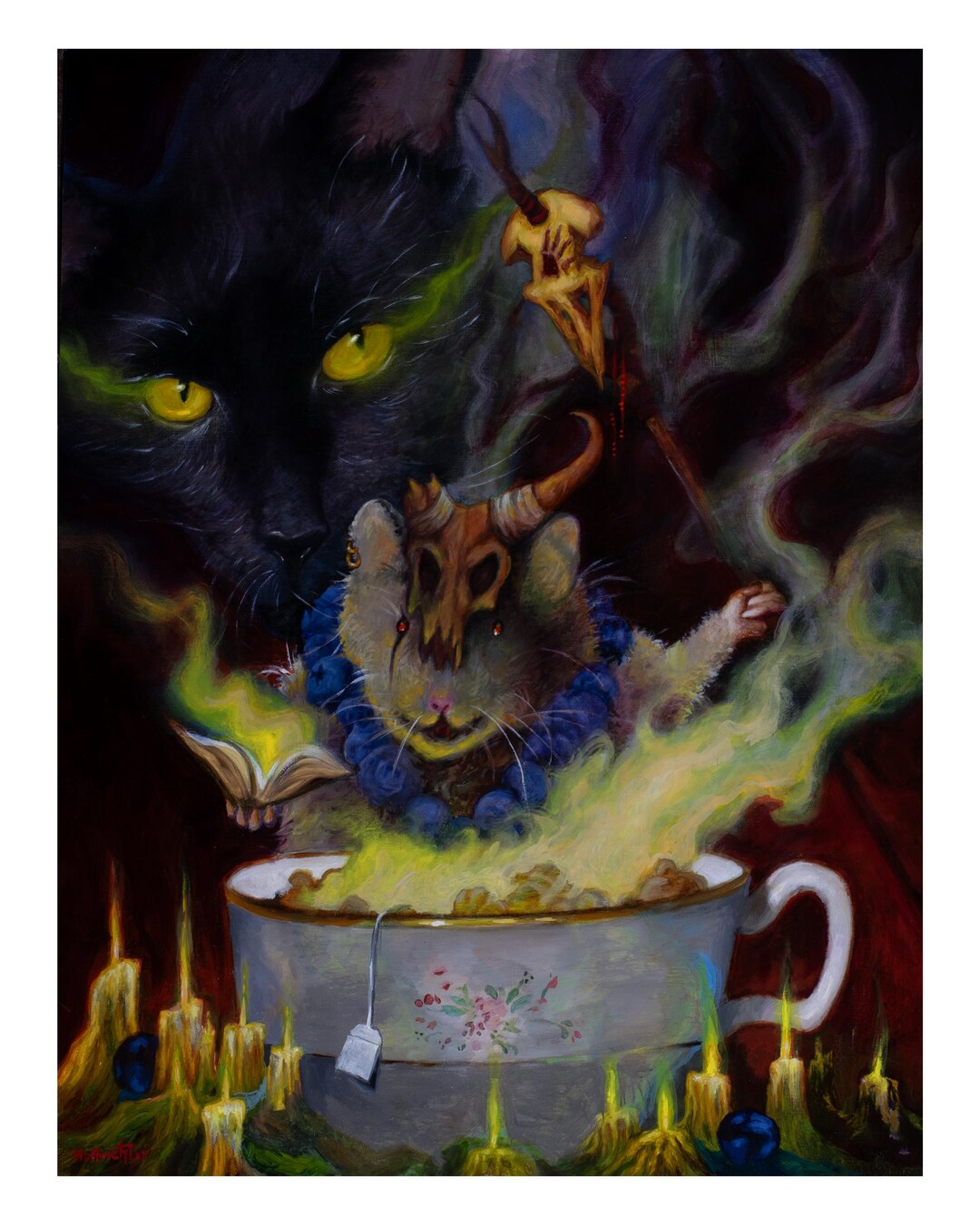 Blueberry's Mysterious Brew 16"x20" Signed Limited Edition Artist ...