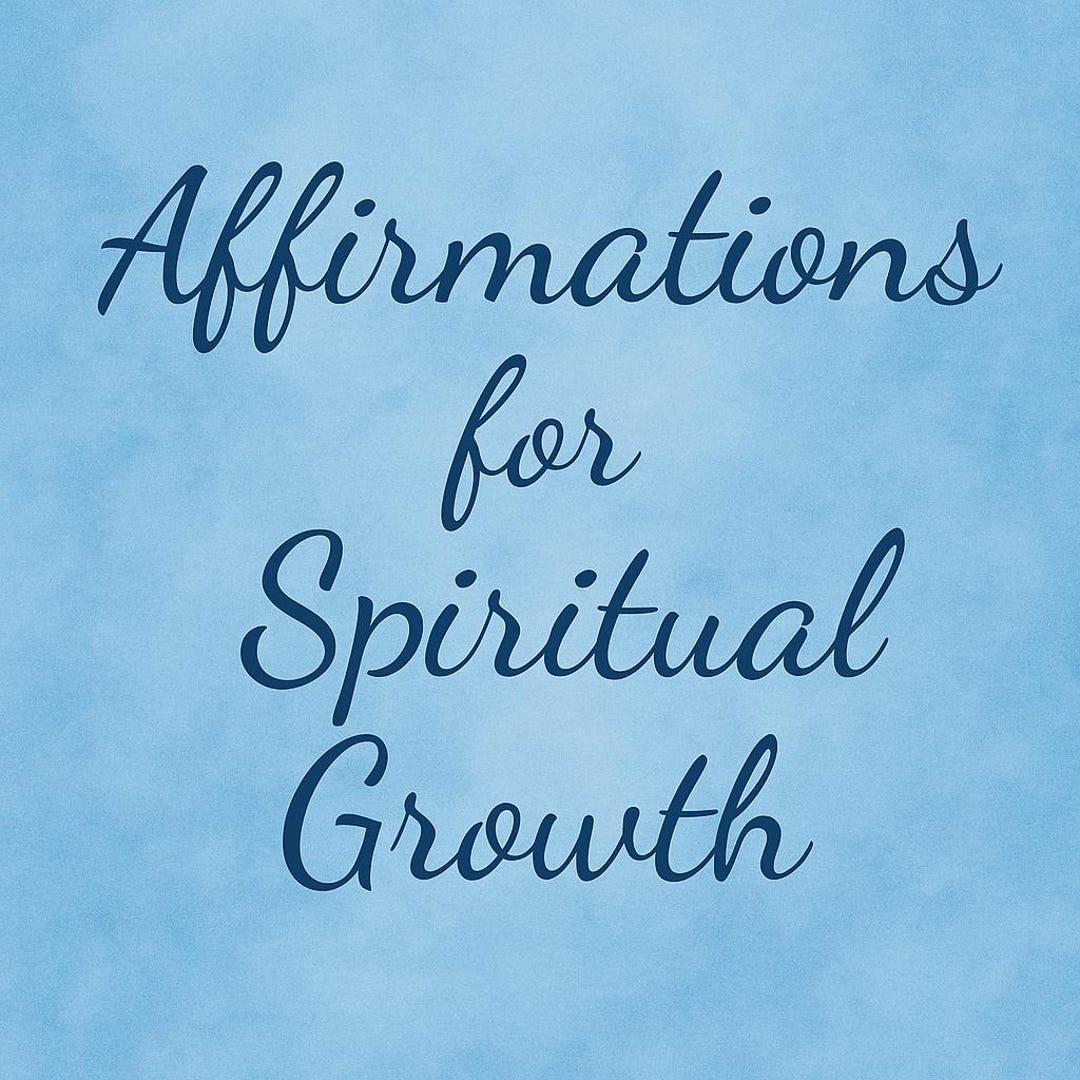 20 Printable Spiritual Affirmation Cards – Mindfulness, Meditation ...