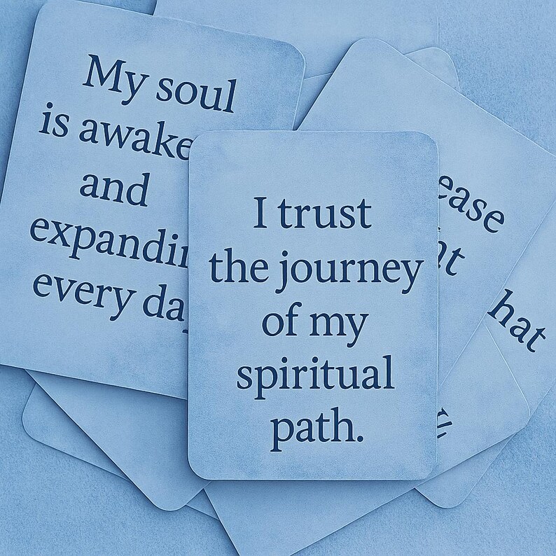 20 Printable Spiritual Affirmation Cards – Mindfulness, Meditation ...