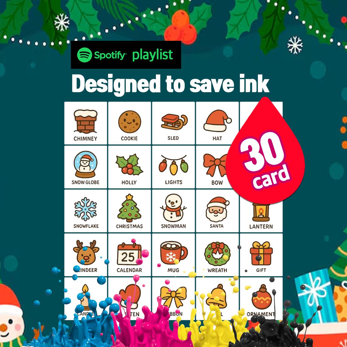 Eco-friendly Christmas Bingo for Kids Classroom Party – 30 Unique Cards ...