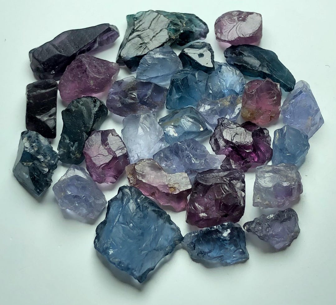 Natural Spinel Rough – Vibrant Raw Gemstone Pieces - Etsy