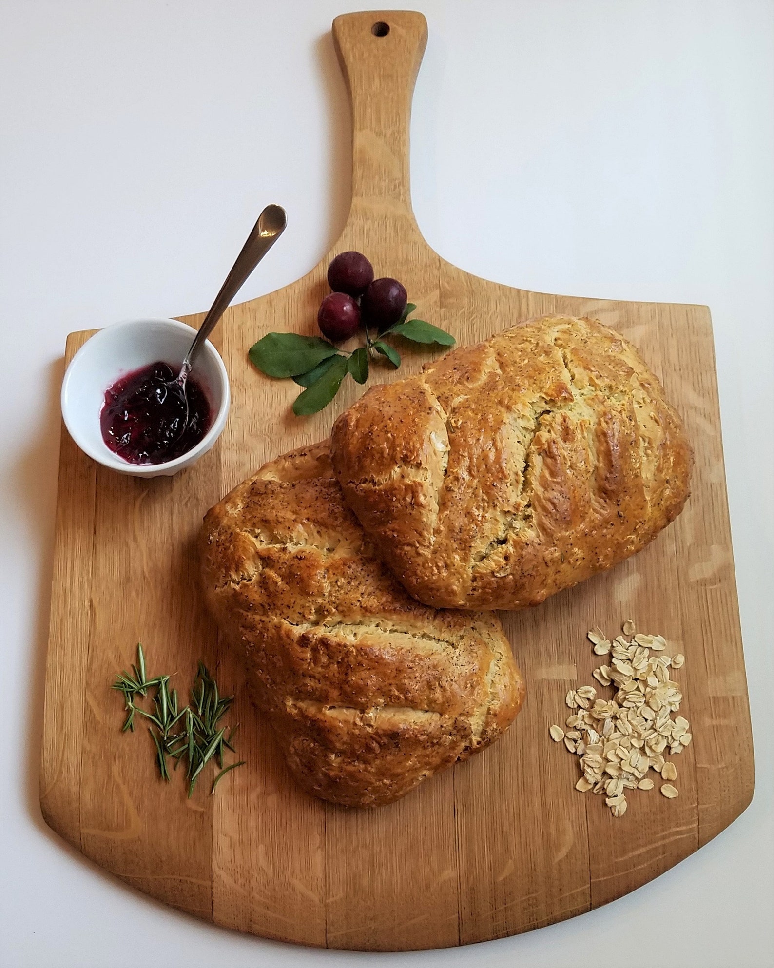 Wine Barrel Head Breadboard Bakers Paddle Serving Tray - Etsy