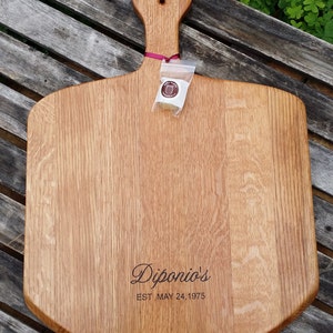 Wine Barrel Head Breadboard, Bakers Paddle, Serving Tray, Custom ...