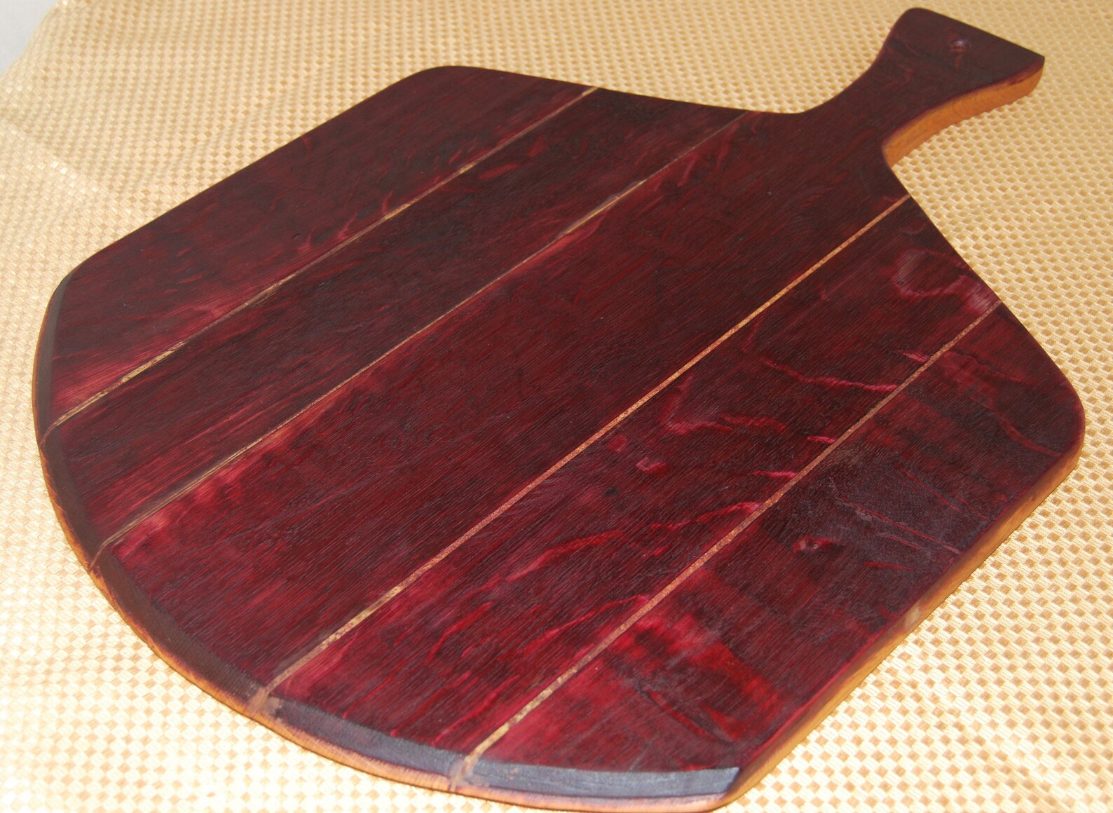 Wine Barrel Head Breadboard Bakers Paddle Serving Tray - Etsy