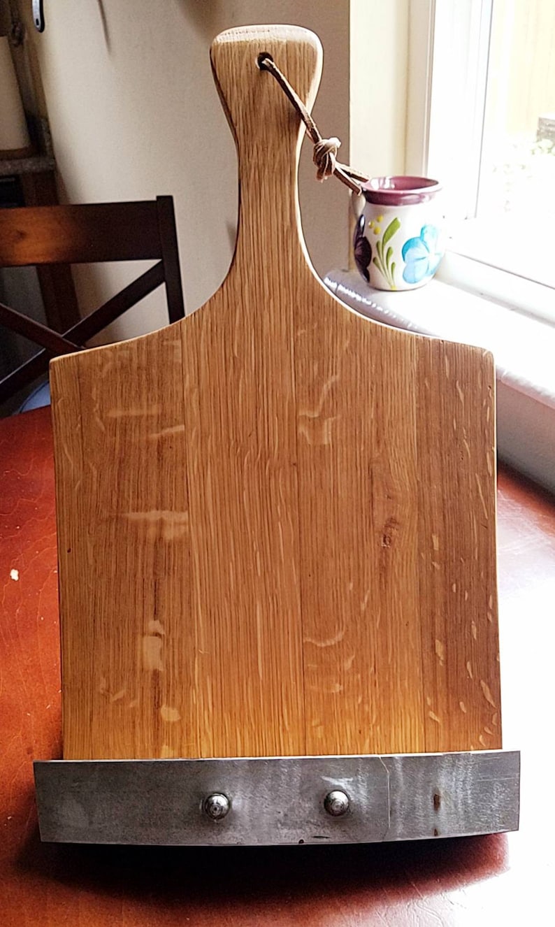 Wine Barrel Head Cookbook Stand Recipe Stand and Tablet - Etsy
