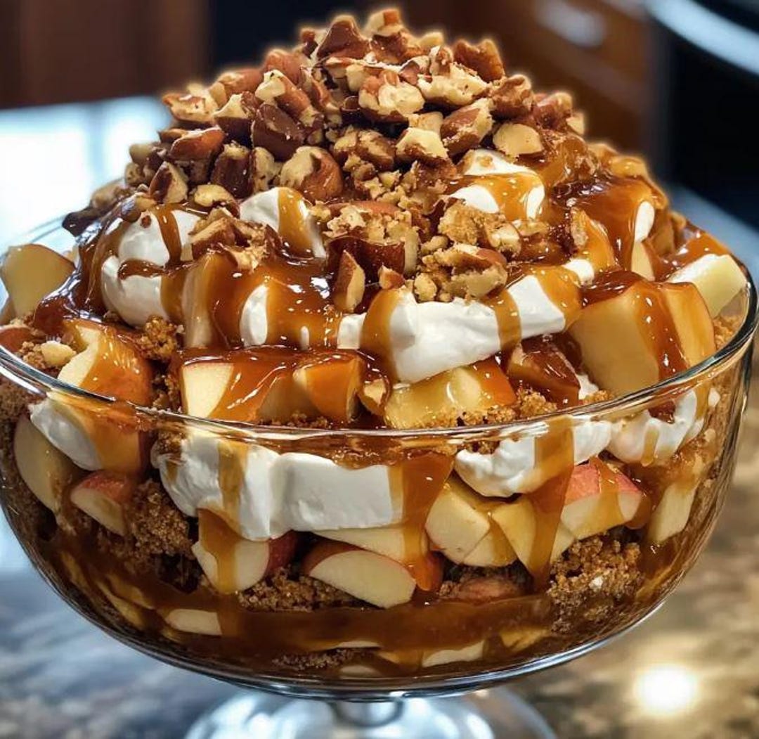 Caramel Apple Trifle | A Fall Delight Awaits You Recipe PDF (digital Download) - Etsy