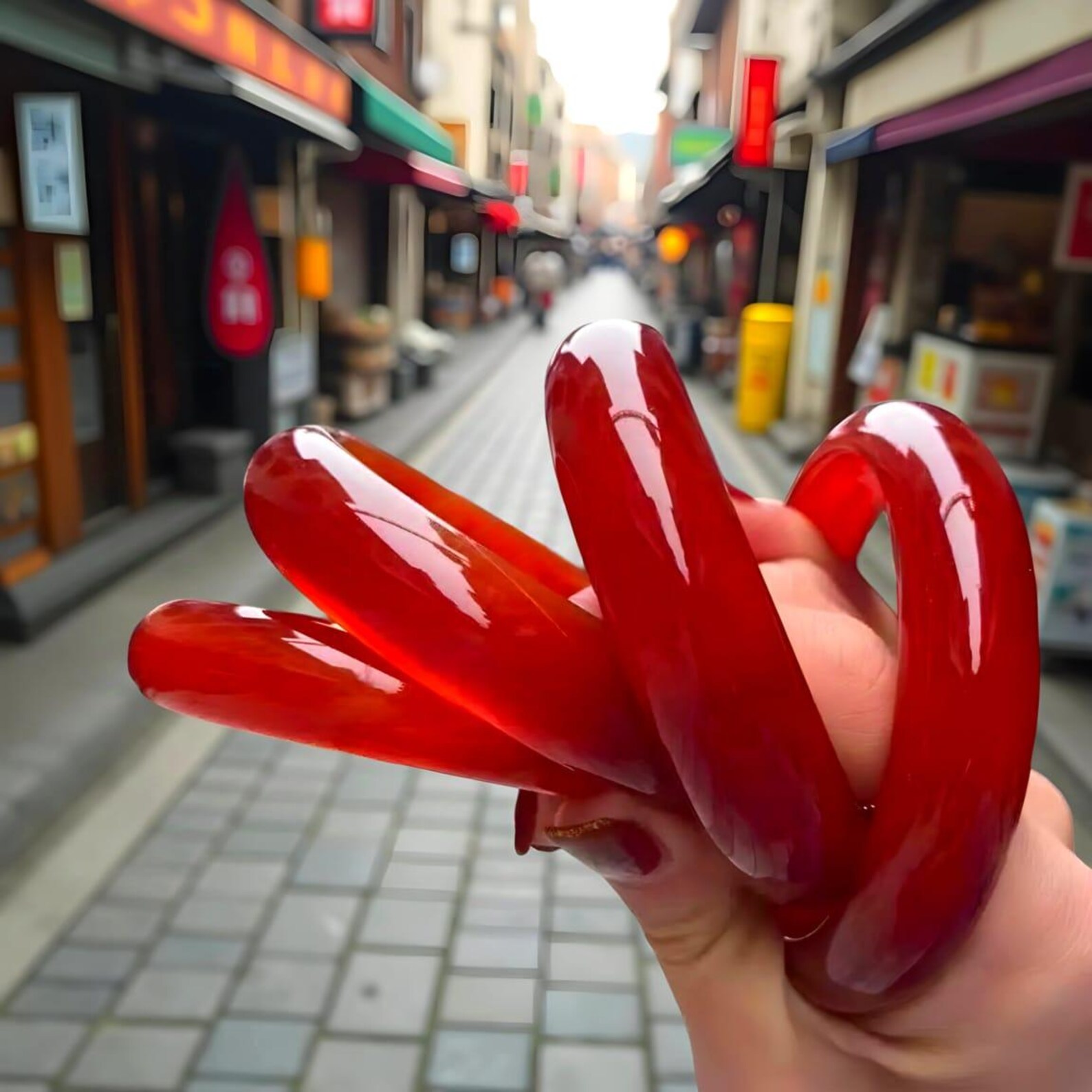 Natural Red Chalcedony Jade Bangle for Women|handmade Chalcedony ...