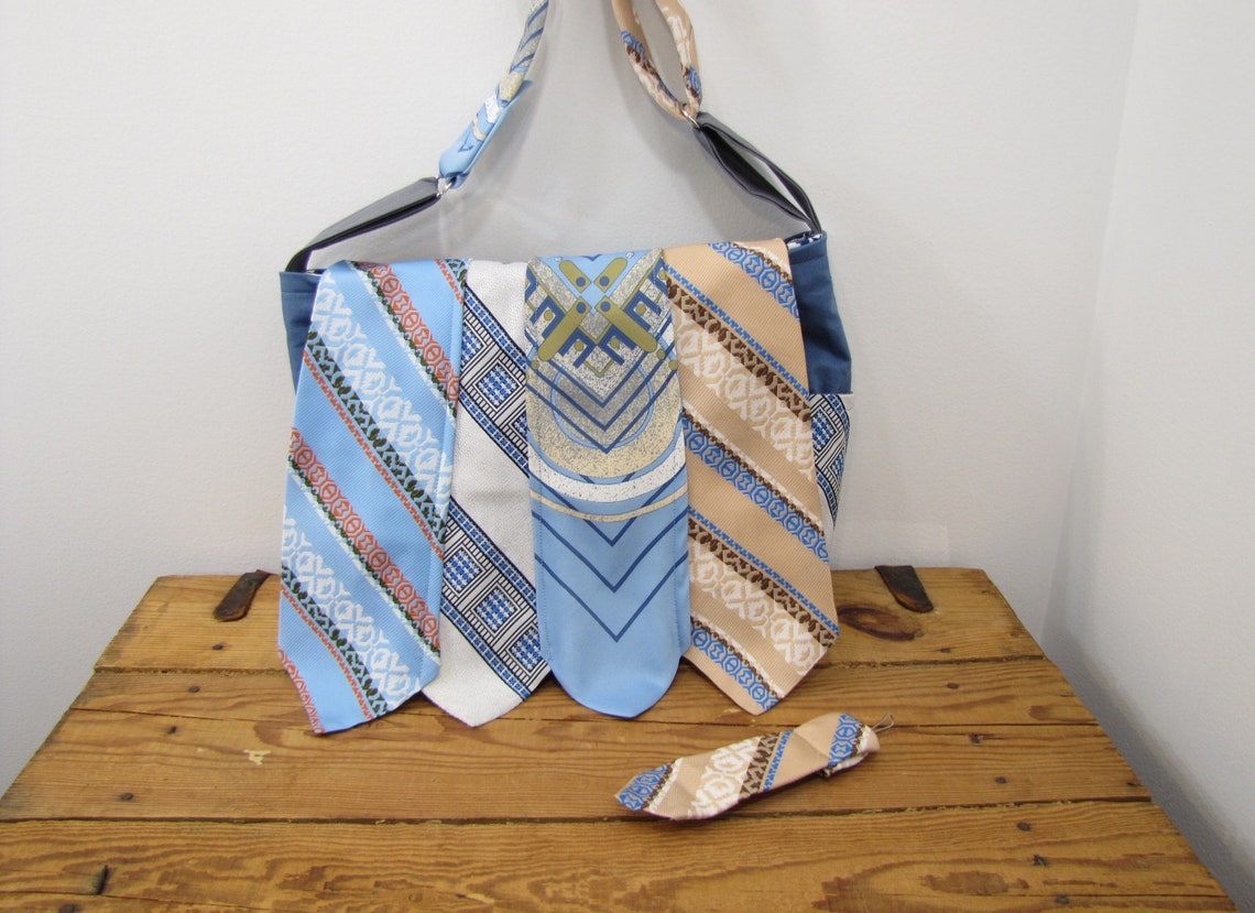 Memory Necktie Messenger Design Your Own Necktie Bag - Etsy
