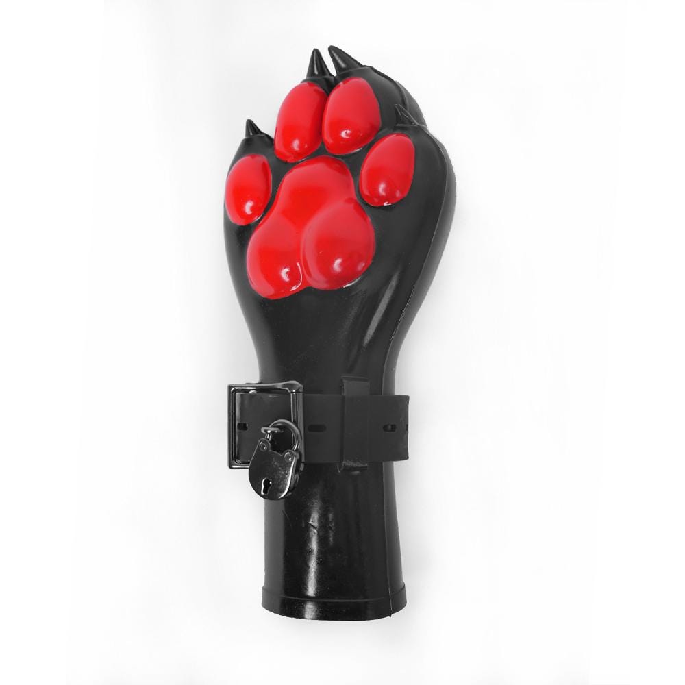 Silicone Furry Paws Realistic Dog Feet Cosplay Custom Cute Comic Gloves ...