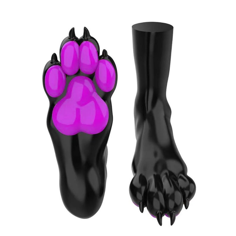Silicone Realistic Dog Feet Cosplay Customs Furry Cute Puppy Play Foot ...