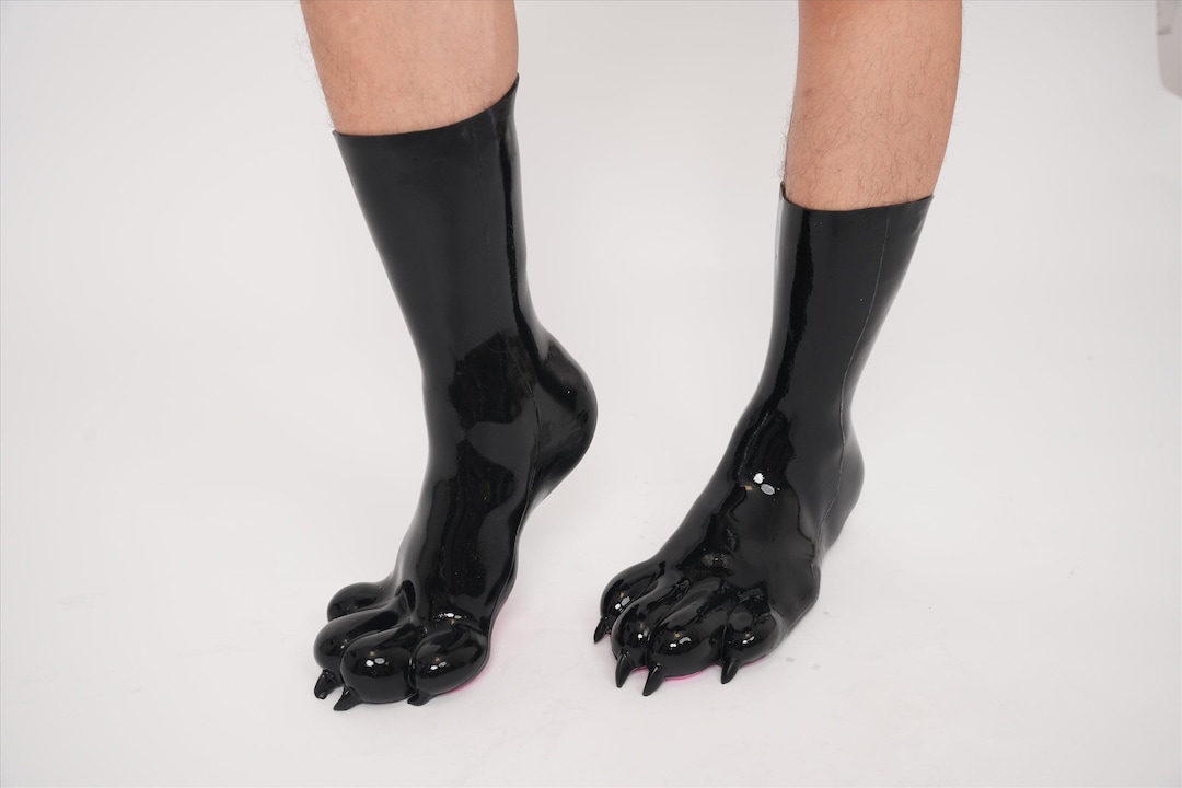 Silicone Realistic Dog Feet Cosplay Customs Furry Cute Puppy Play Foot ...