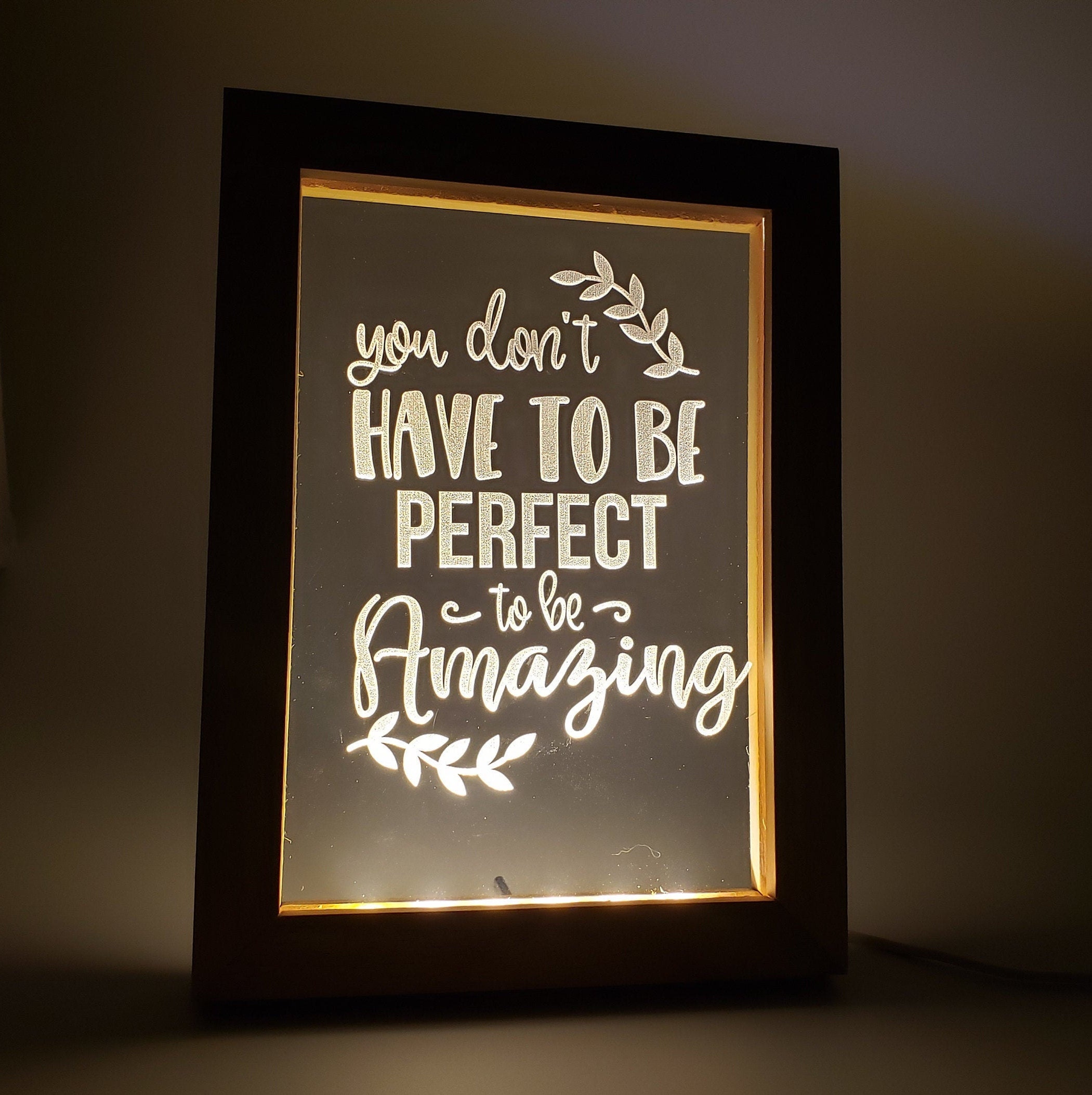 DIY Acrylic LED Frame Kit DIY Acrylic Sign Blank Acrylic - Etsy