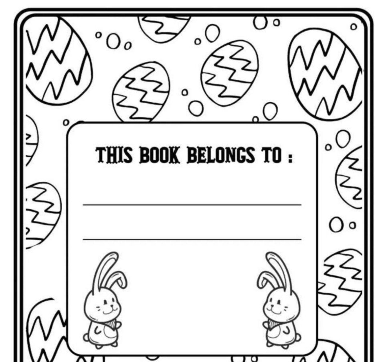 Libro para colorear de Pascua para niños Descarga digital - Etsy España