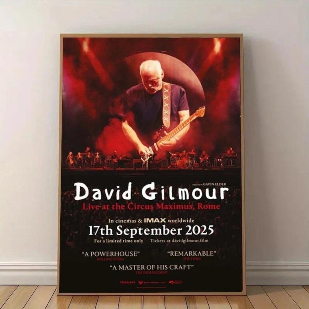 David Gilmour Live Show at Circus Maximus in Rome on September 17 2025 ...