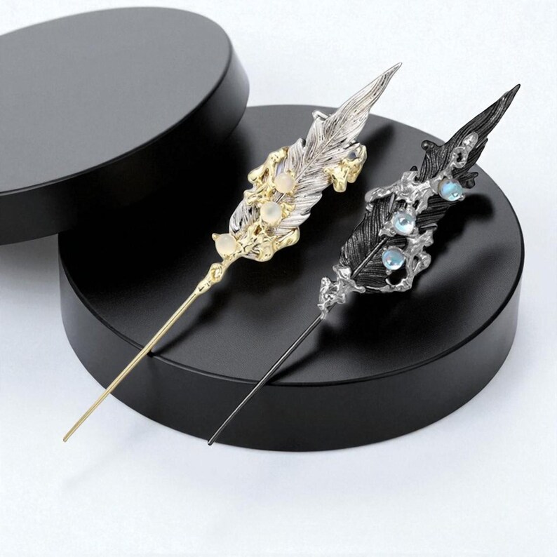 Feather Wing Helix Hook Earring, Sculptural Ear Cuff, Alternative ...