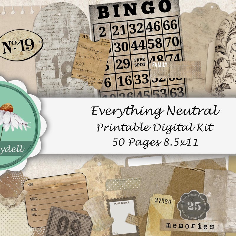 Everything Ephemera Kit - Etsy