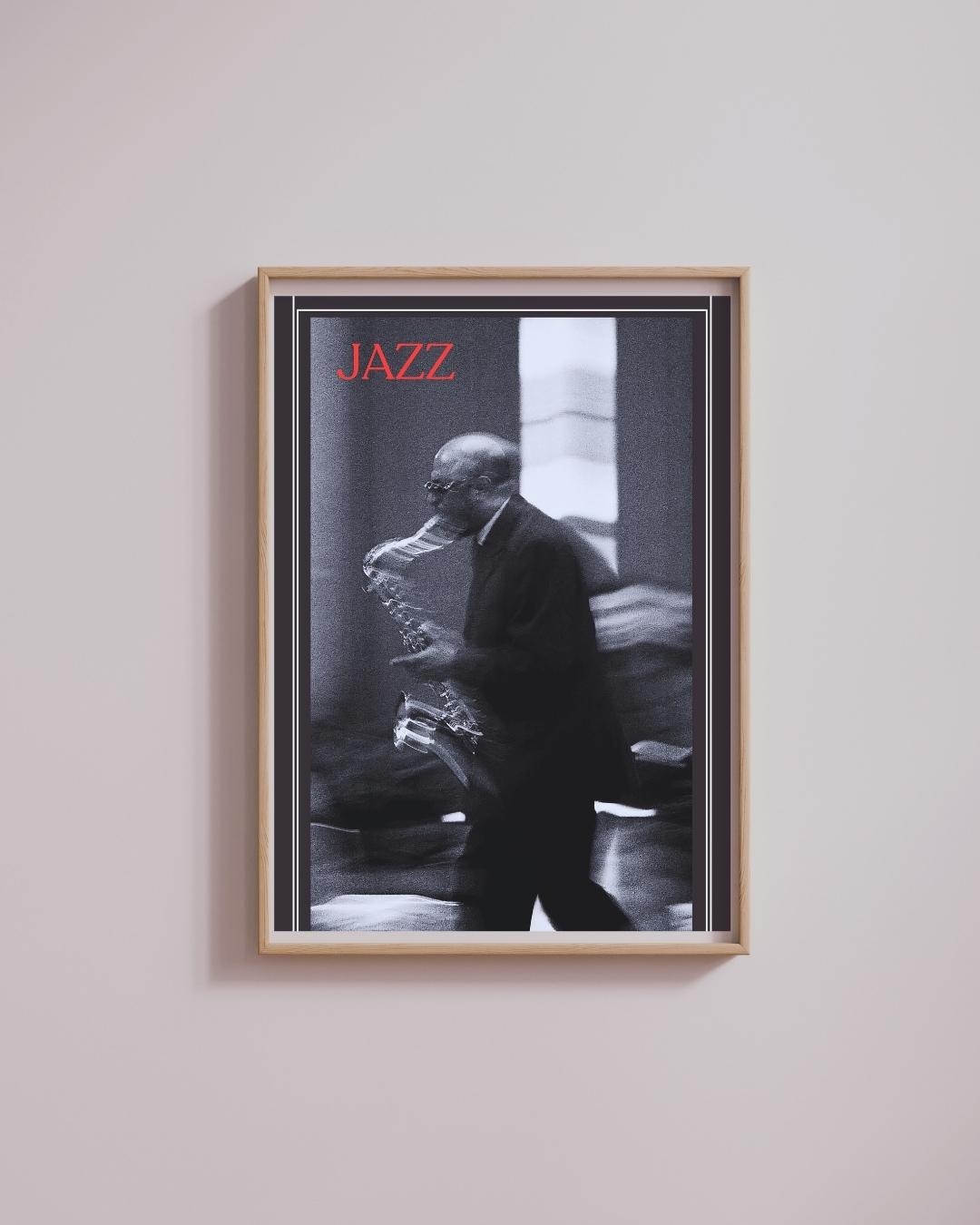 Retro Jazz Poster: Vintage Music Print, New York Art (digital Download ...