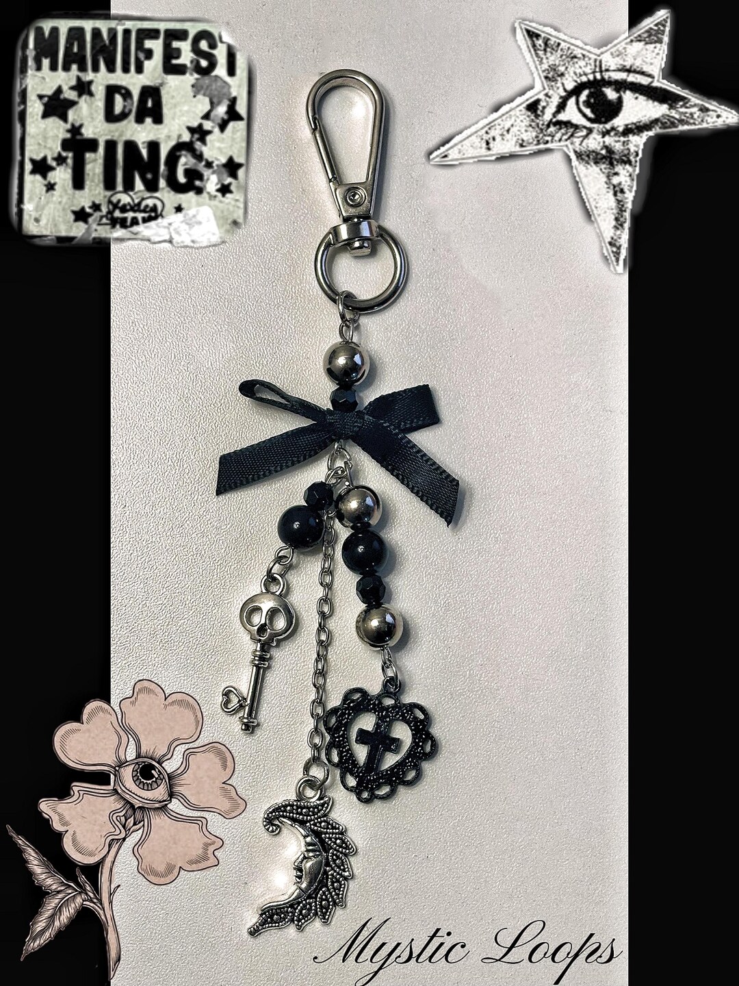 Moon Magic Keychain - Etsy