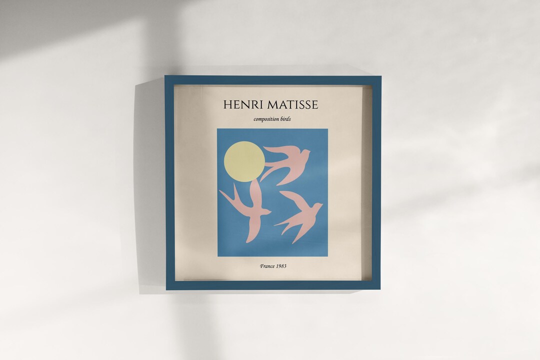 Henri Matisse Inspired Birds Wall Art. Ready to Print - Etsy