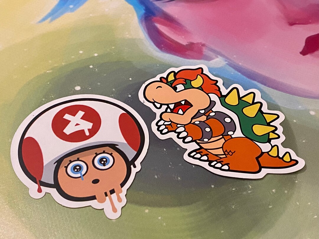 Nintendo Stickers (2) - Etsy