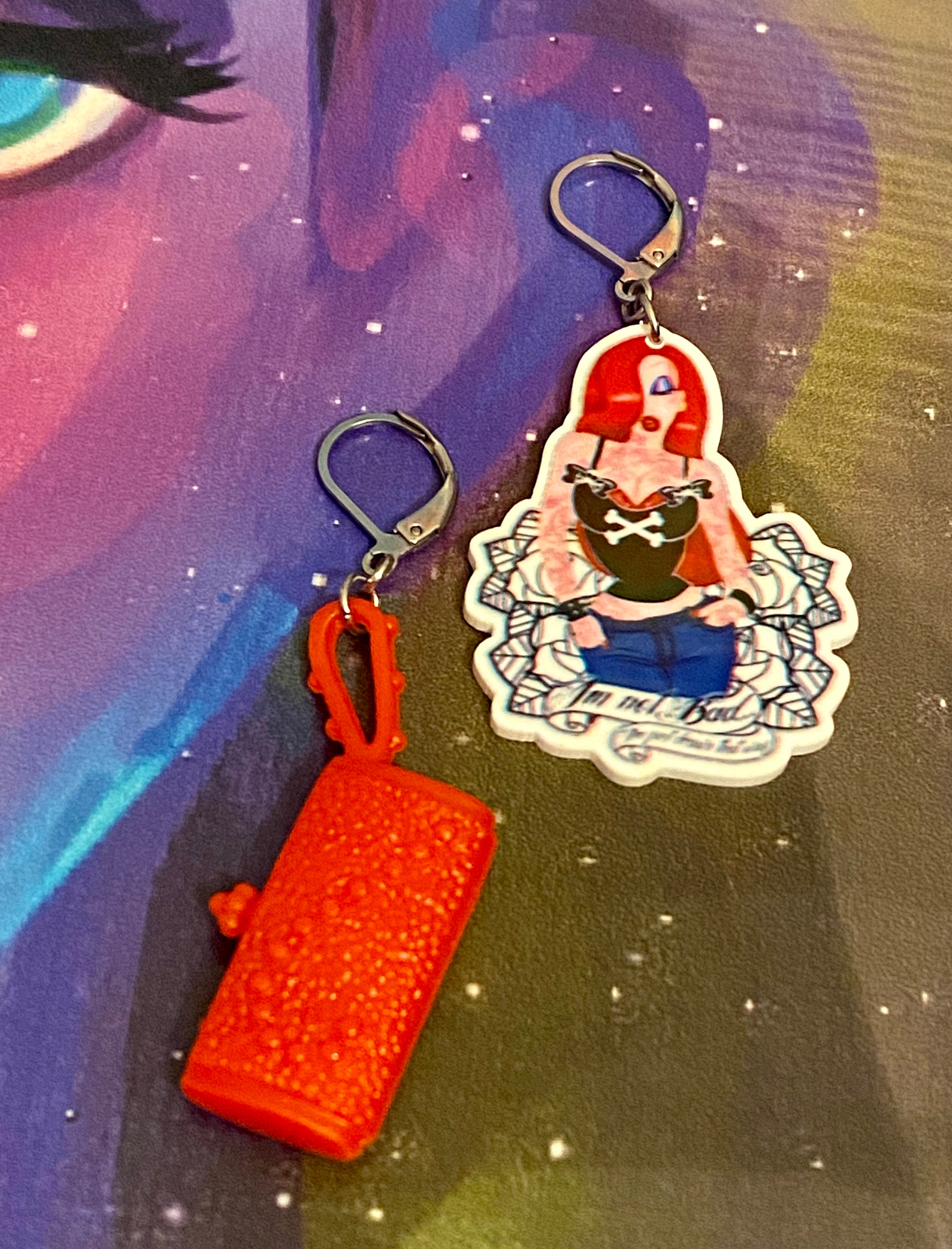 Jessica Rabbit Earrings - Etsy