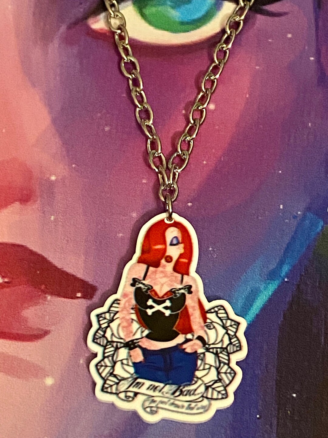 Jessica Rabbit Necklace - Etsy