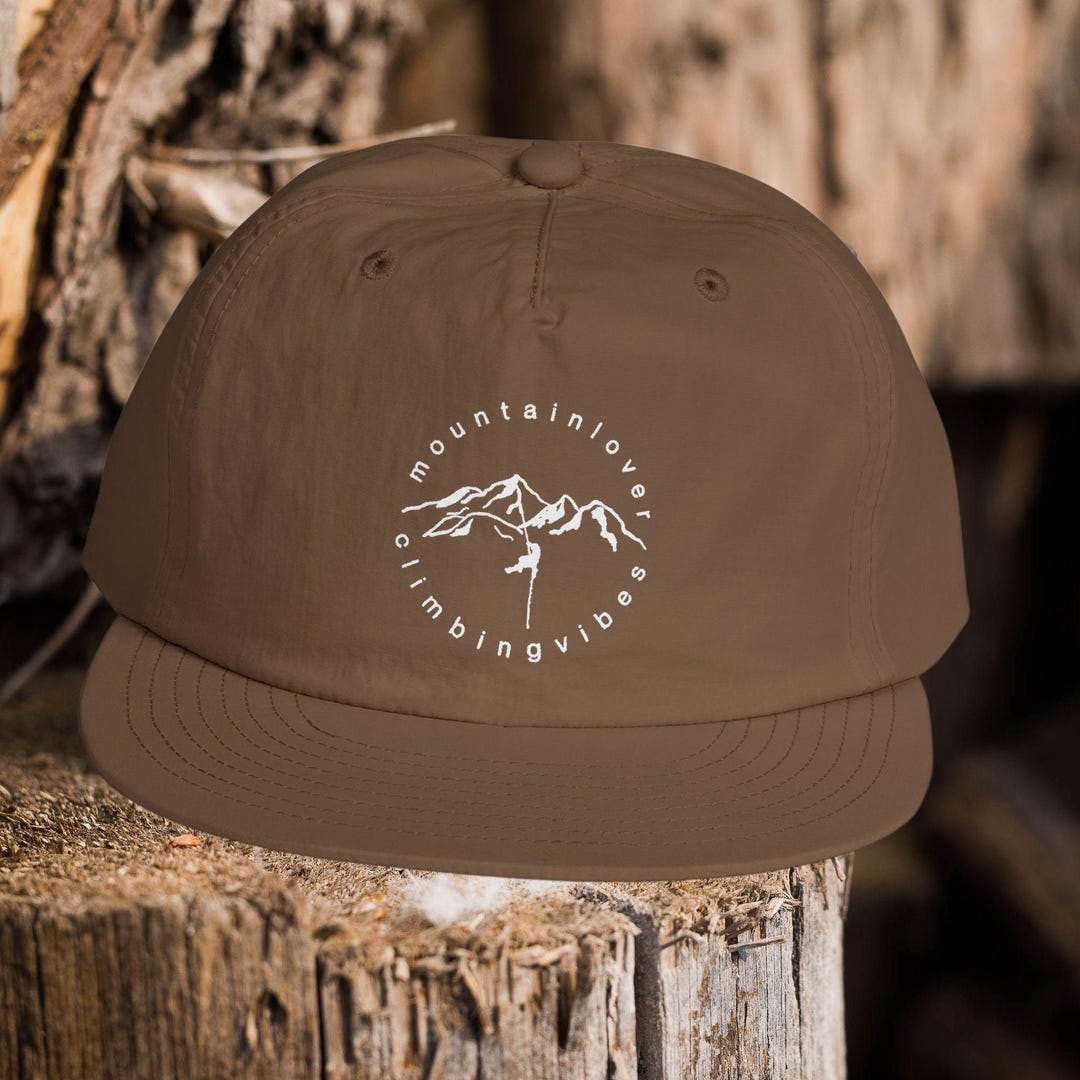 Climbing Cap | Rock Climbing Hat | Outdoor Adventure Gift for Nature ...