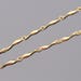 Gold Twisted Curb Bar Chain Loose Twisted Chain, Chain by Foot, Station ...