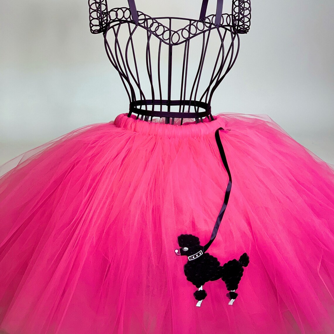 Poodle Skirt-pink-poodle Tutu Skirt-halloween Costume-poodle - Etsy
