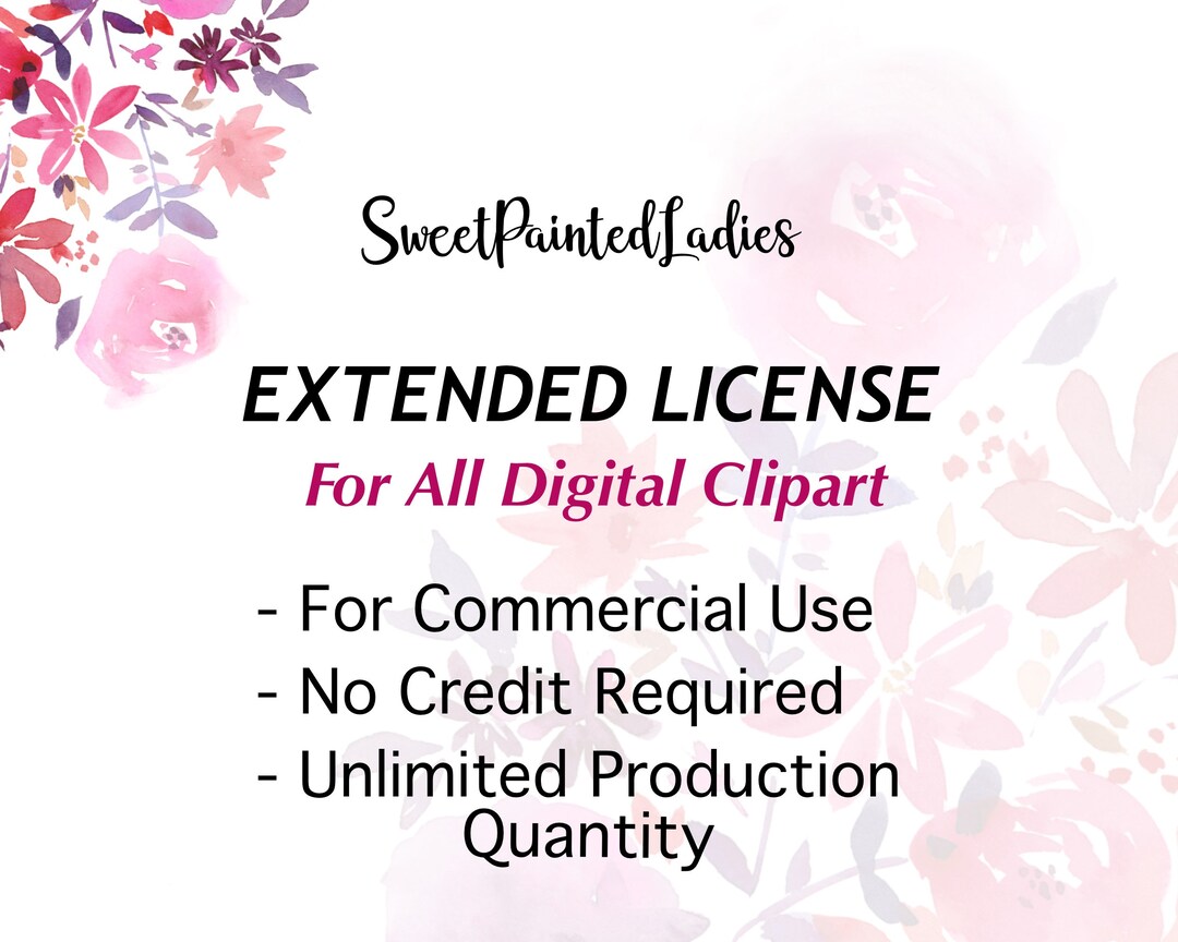 Commercial License for ALL Digital Clipart- No Credit Required ...