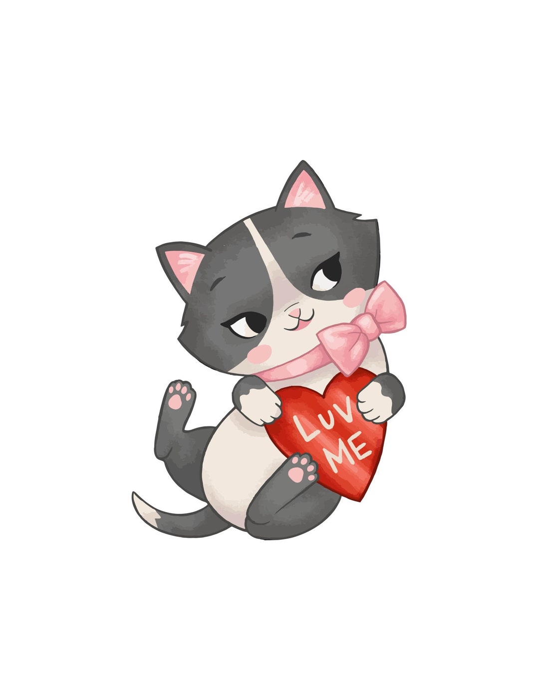 Cute Cat SVG Vector Artwork and PNG Files With Commercial License - Etsy