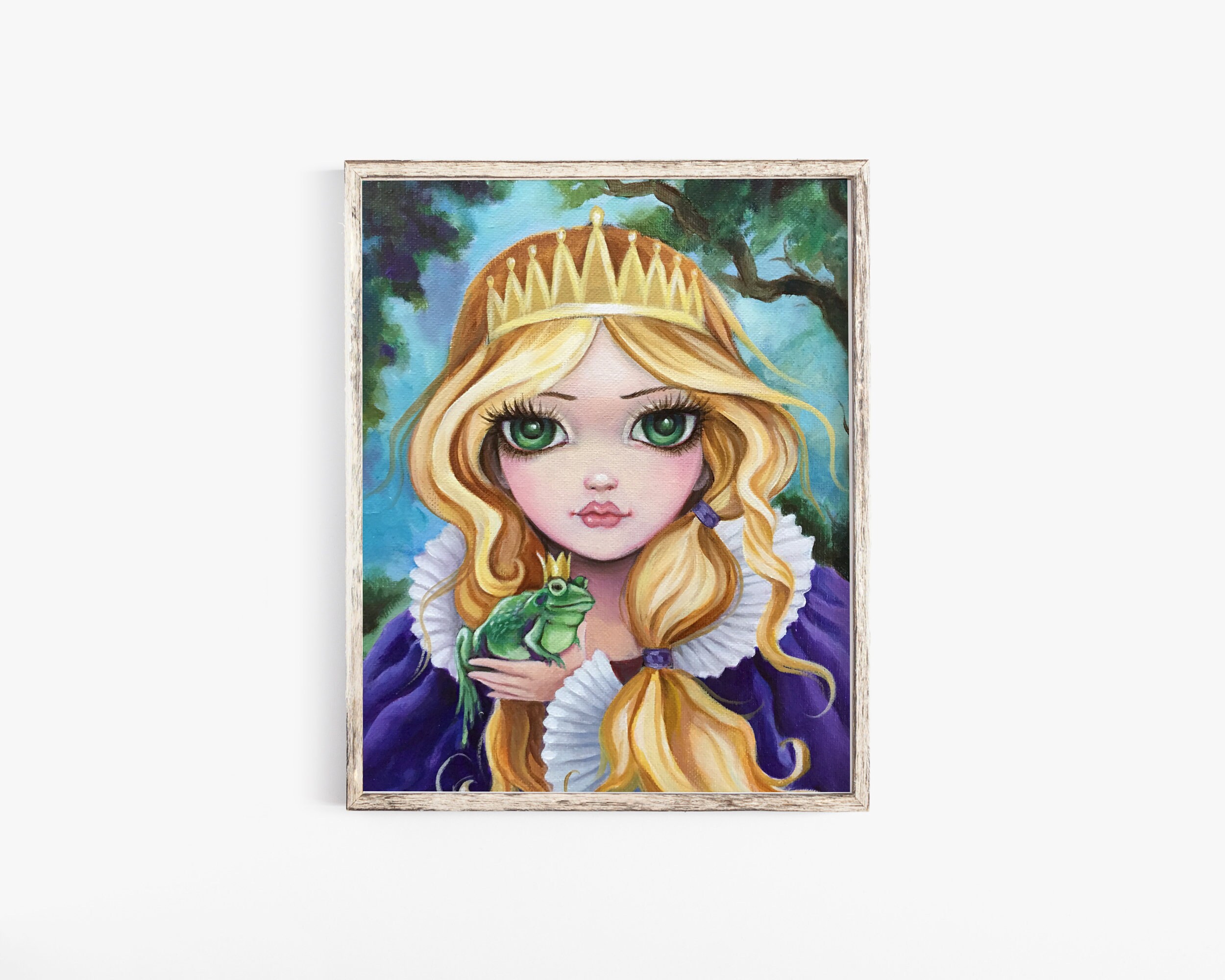 Printable Wall Art, Princess Art, Princess and the Frog From My ...