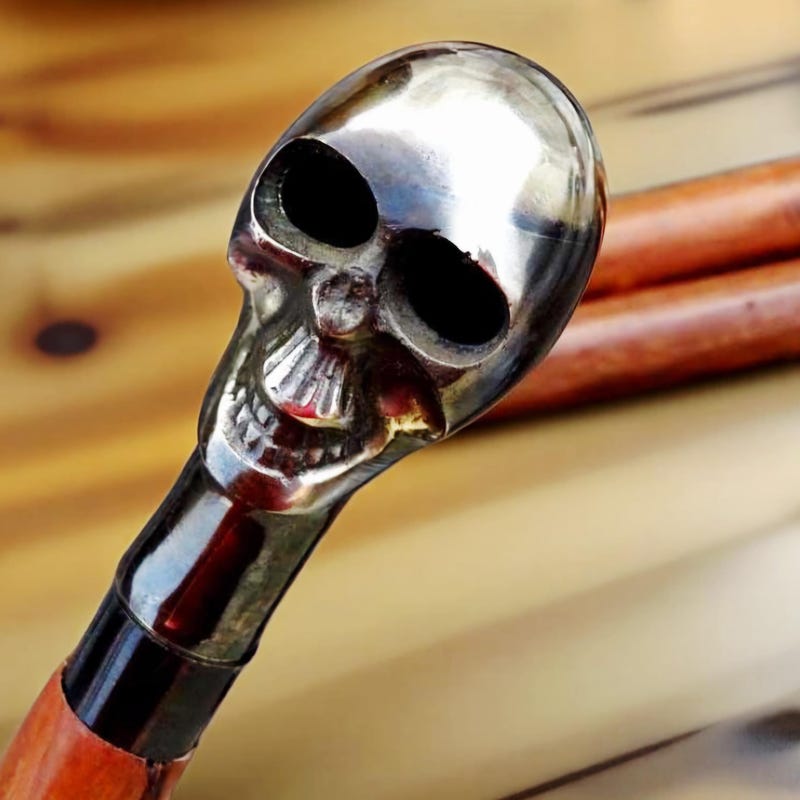 Skull Cane Handle - Etsy