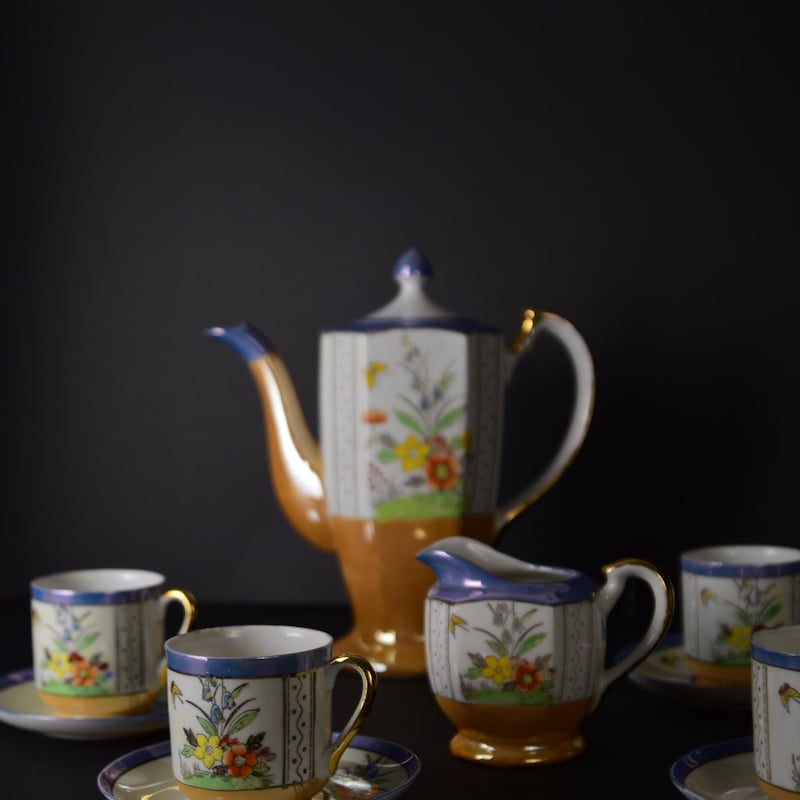 Vintage Lusterware Blue - Etsy UK