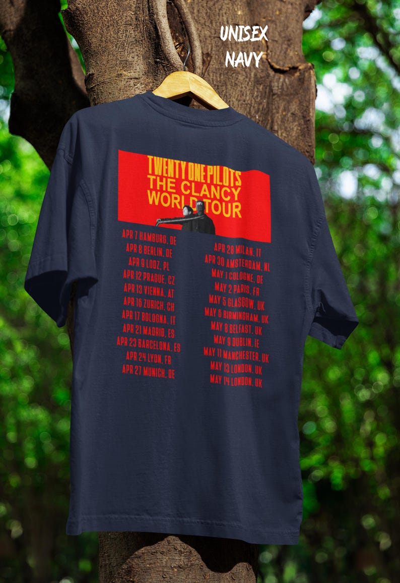 Twenty One Pilots Clancy World Tour 2026 T-Shirt, TOP Band Konzert ...