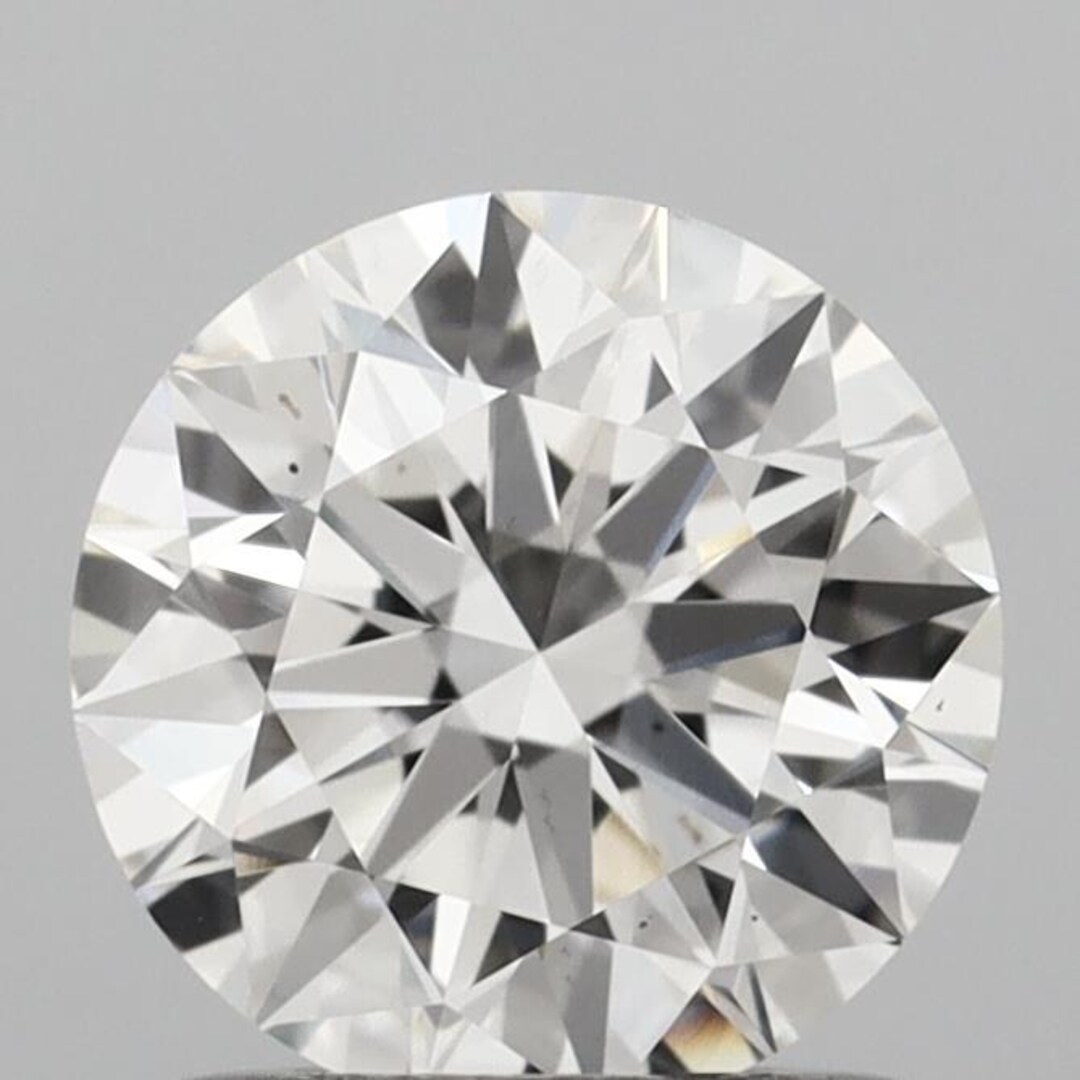 1.08 CT Round Brilliant Lab-grown CVD Diamond F VS1 IGI Certified - Etsy