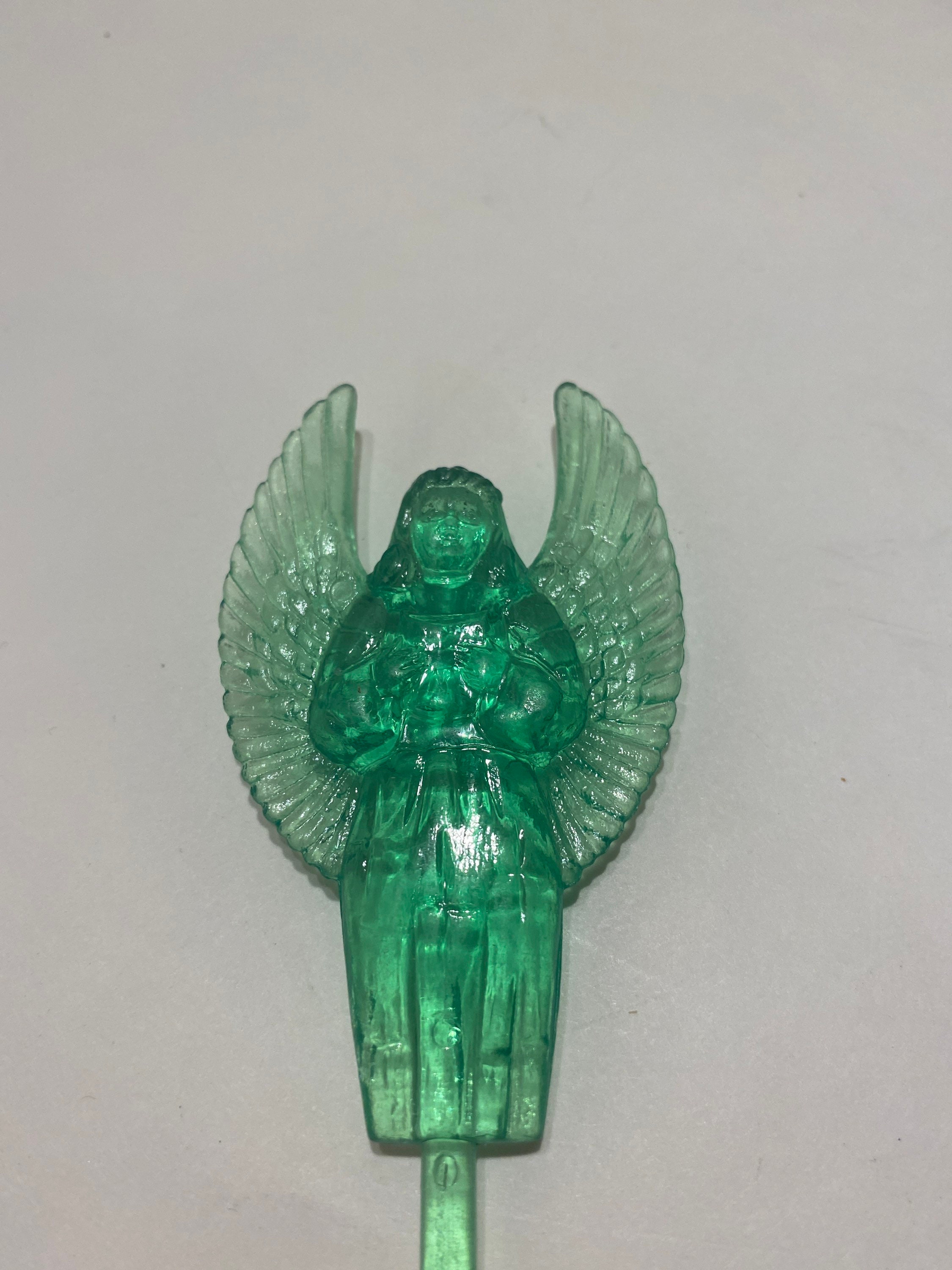 Vintage Plastic Green Tree Topper Angel for Ceramic Christmas Tree - Etsy